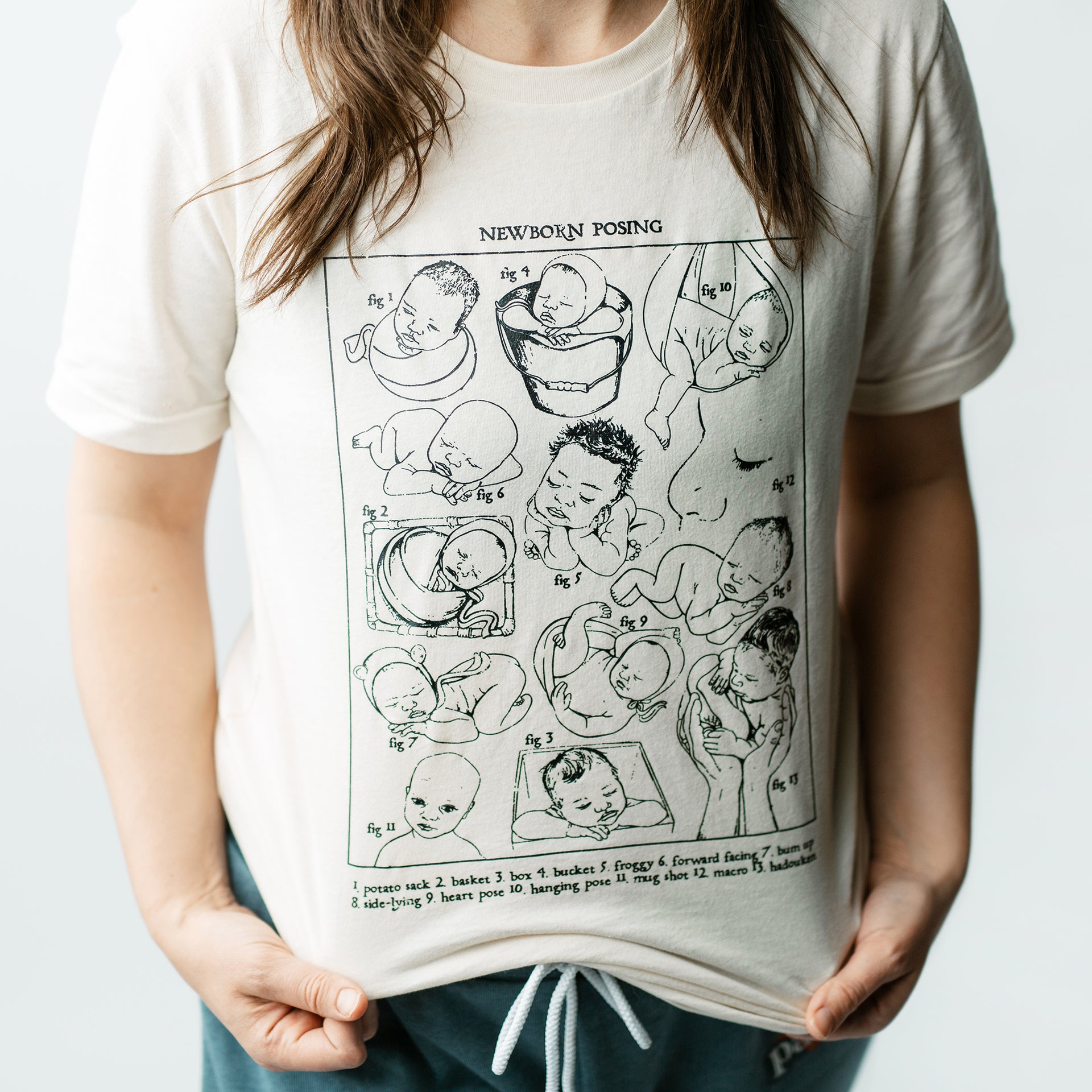 Poses Tee – The Newborn Nerds